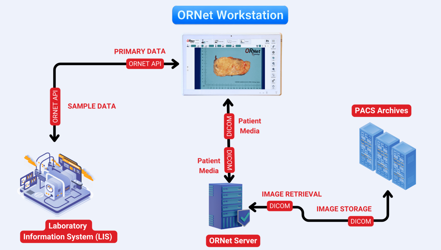 ORNet Pathology - Pathology Sample Documentation Solution
